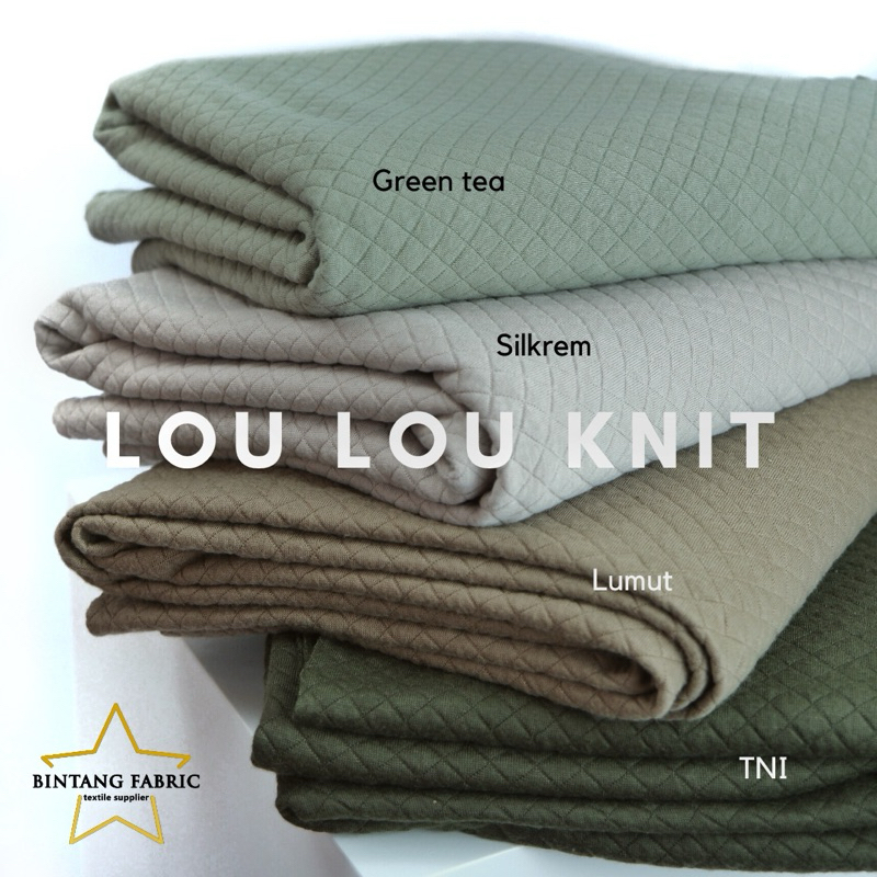 Jual Bahan Kain Knitting Loulou Knit 1 kg | Shopee Indonesia