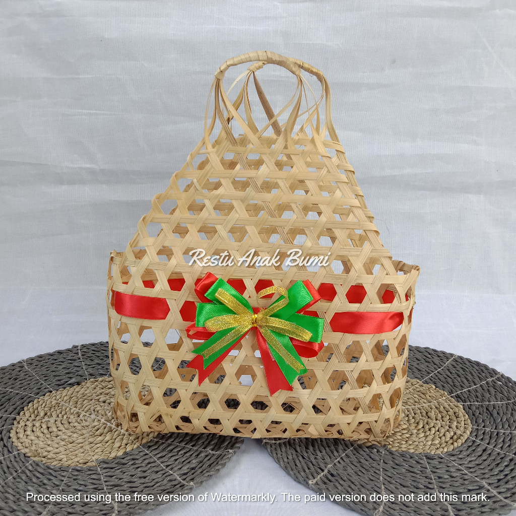 Jual NATAL SERIES Tas Yukensi 27cm x 8cm | tas parcel | tas hampers ...