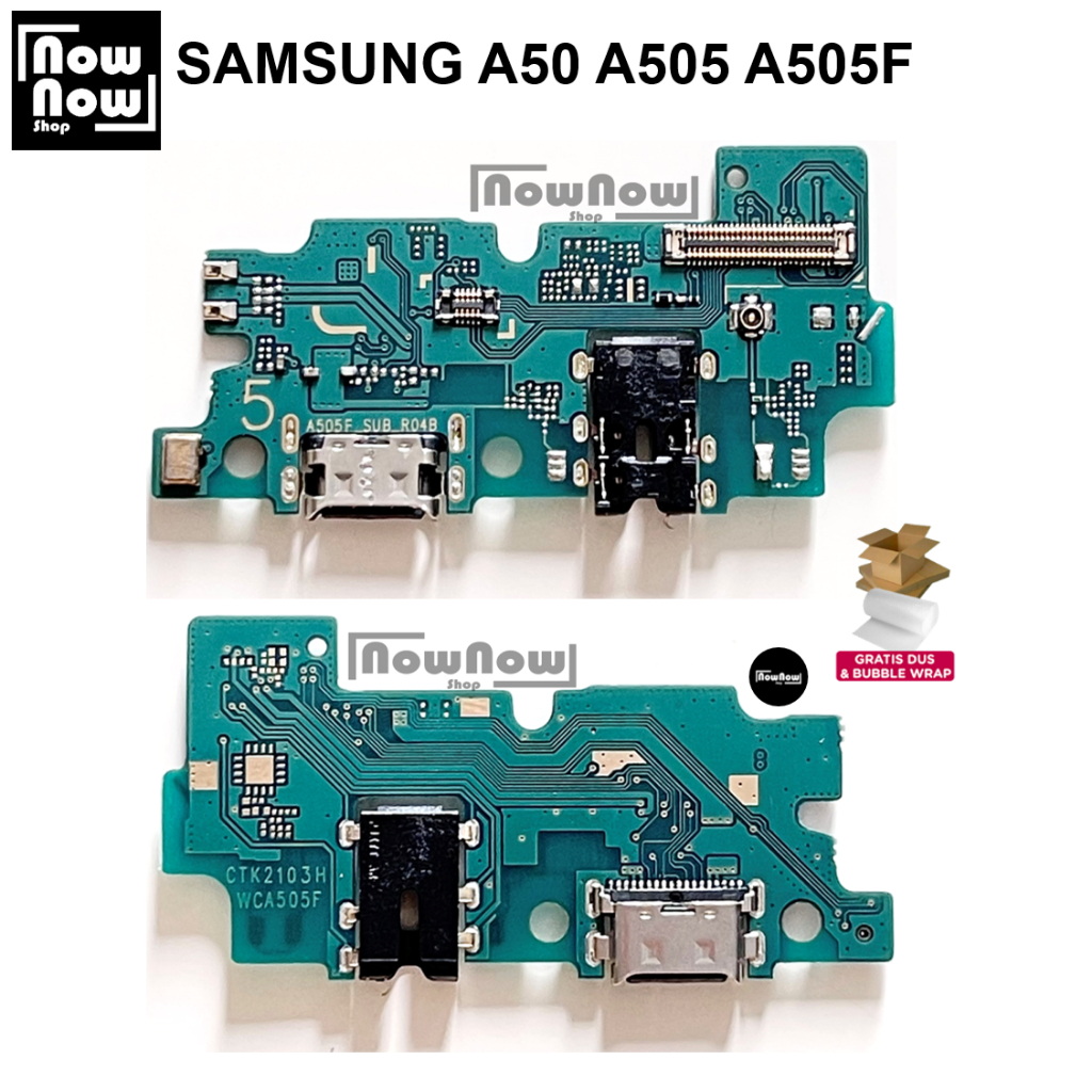 Jual BOARD KONEKTOR PAPAN CAS SAMSUNG A50 A505 A505F 2019 PCB CONNECTOR CHARGER PLUG IN | Shopee ...