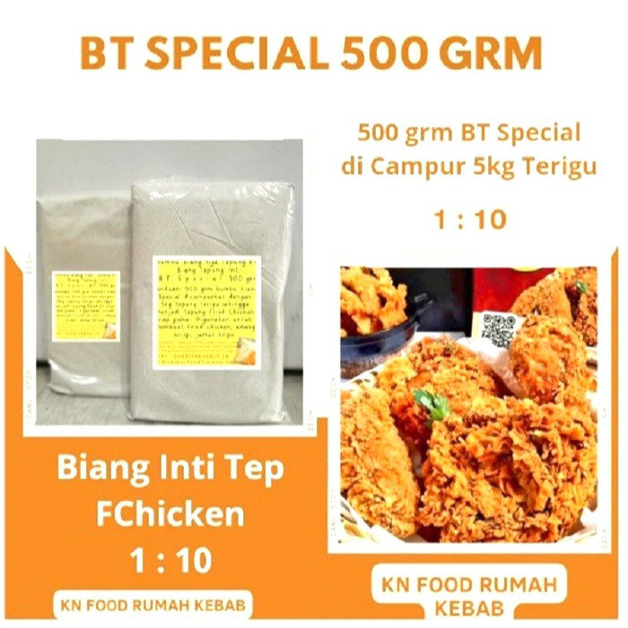 Jual Biang Tepung Special 500grm- Bumbu Inti Tepung Fried Chicken - BT ...