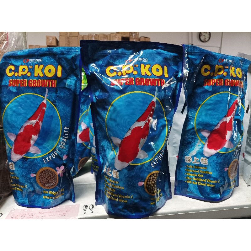 Jual CP Koi 1Kg Pelet Pakan Koi Super Growth | Shopee Indonesia