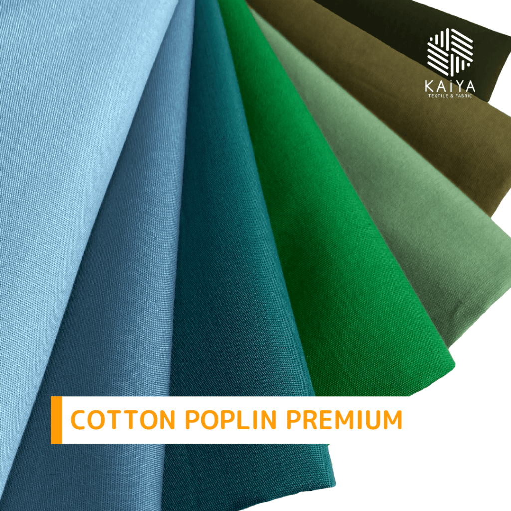 Jual Bahan Kain Katun Cotton Poplin premium per 0.5 meter | Shopee ...