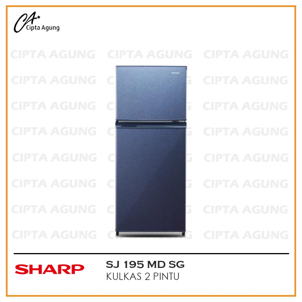 Jual SHARP KULKAS 2 PINTU SJ-195MD-SR/SG SJ195MD SR / SG | Shopee Indonesia