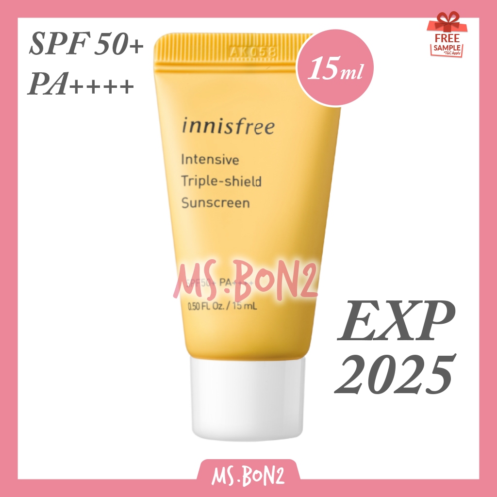 Jual INNISFREE Intensive Triple Shield Sunscreen SPF50+ PA++++ 10ml Sun ...