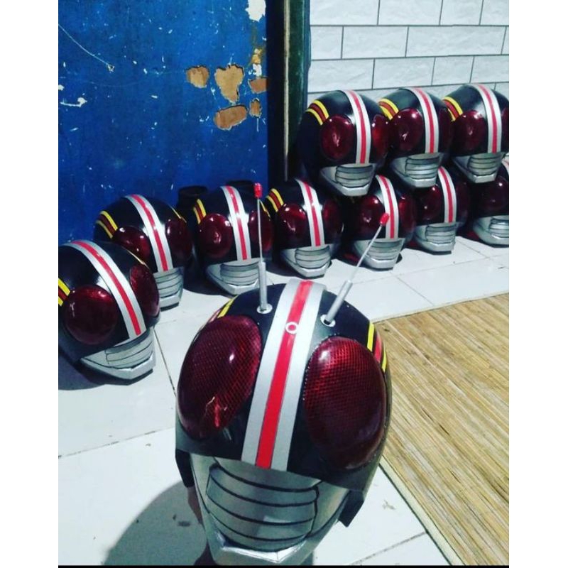 Jual helm kamen rider black(helmet only) | Shopee Indonesia