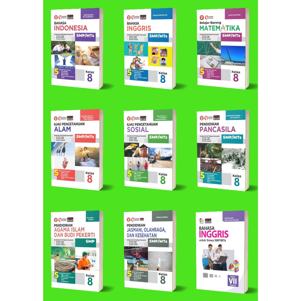 Jual Buku Matematika/PS/IPA/Bahasa Indonesia/Bahasa Inggris/Pancasila ...