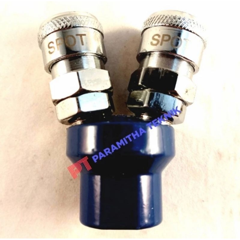 Jual Coupler Cabang 2 / Quick Coupler 2 Way / Coupler Kompresor ...