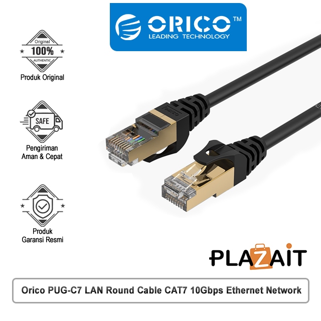 Jual Orico PUG-C7 LAN Round Cable CAT7 10Gbps Ethernet Network | Shopee Indonesia