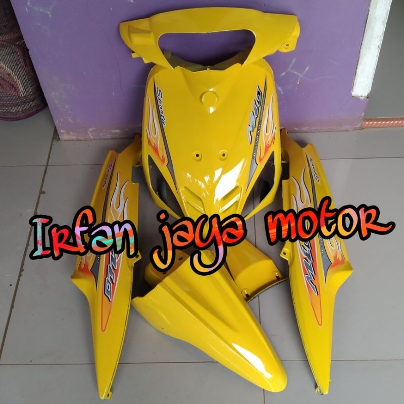 Jual Full Body Halus Cover body full Halus yamaha Mio Sporty kuning ...