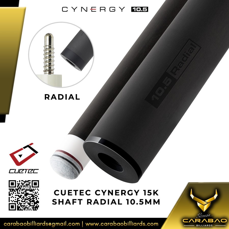 Jual Cuetec Cynergy 15K shaft Radial 10.5mm | Shopee Indonesia