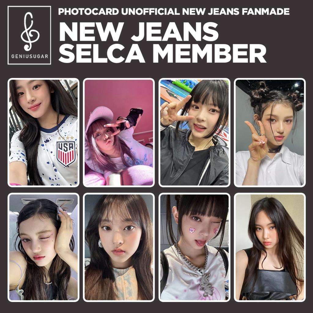 Jual [NEW JEANS] SELCA UNOFFICIAL PHOTOCARD | Shopee Indonesia