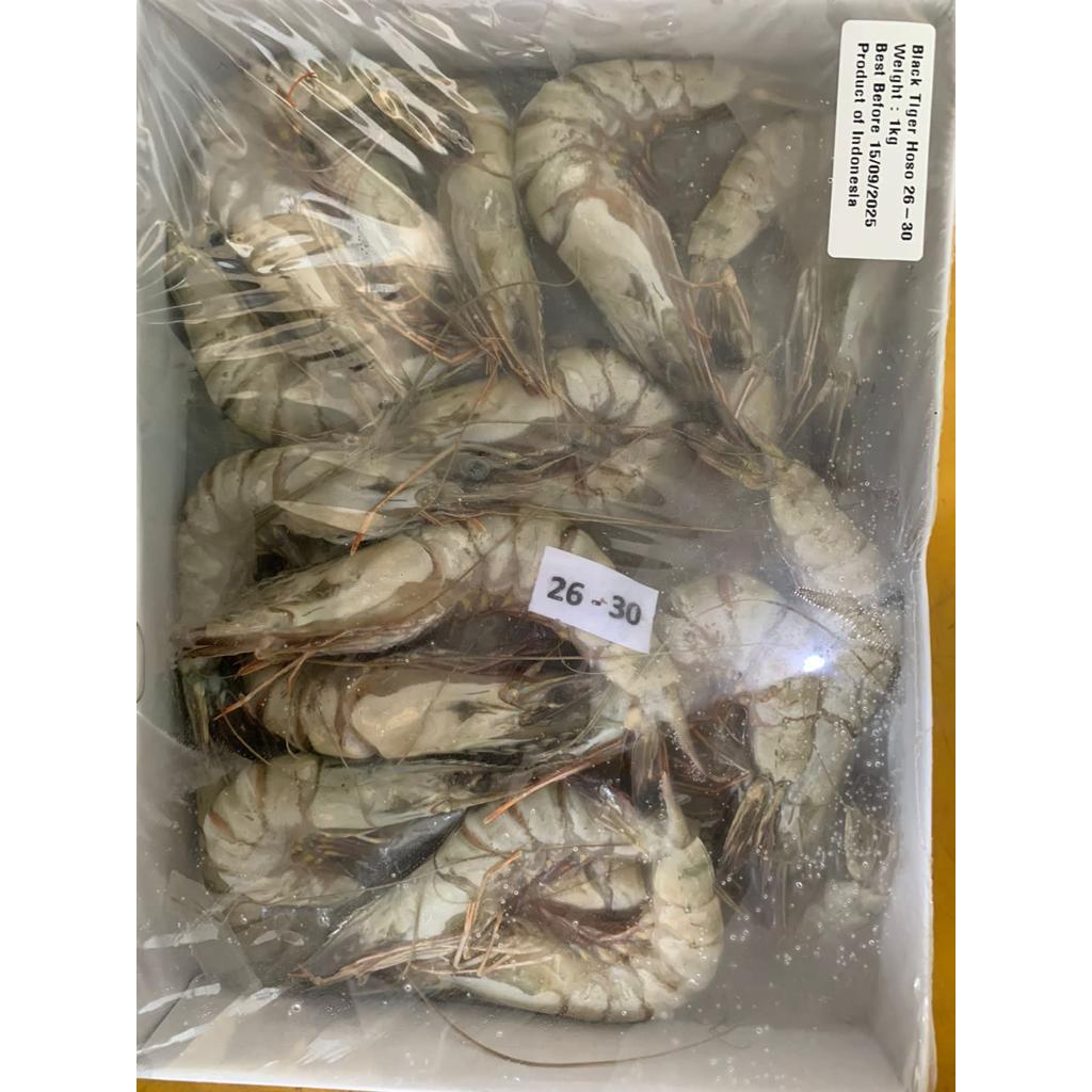 Jual Udang tiger / udang windu / black tiger prawn kualitas export @1kg ...