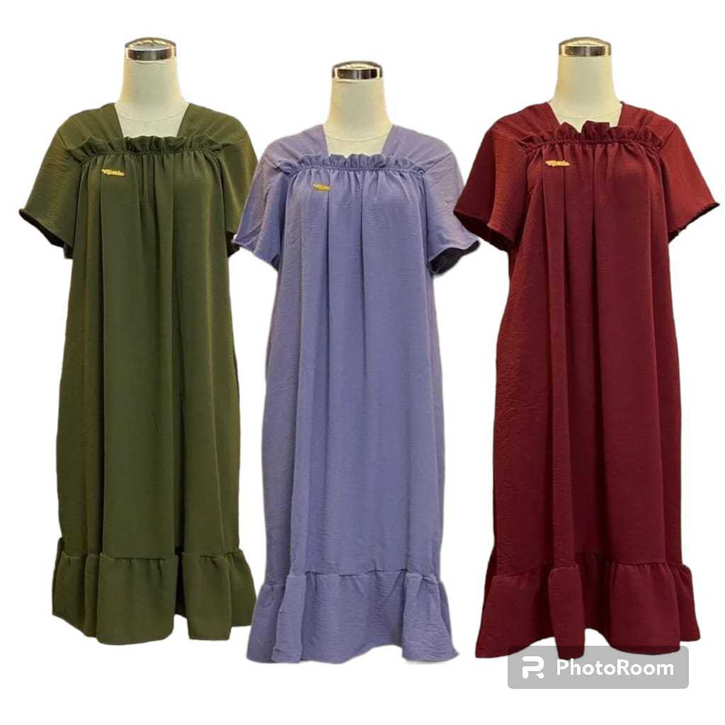 Jual Daster FUJI 3 baju 100 Ribuan Bahan Cringkle Airflow Dress kringkel Ld 110 - 120 cm ...