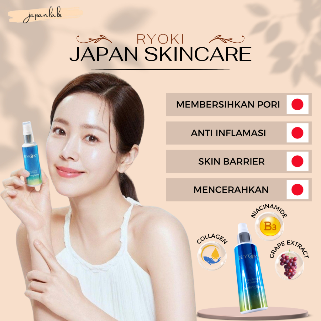 Jual Ryoki Peeling Spray Japan Skincare | Shopee Indonesia