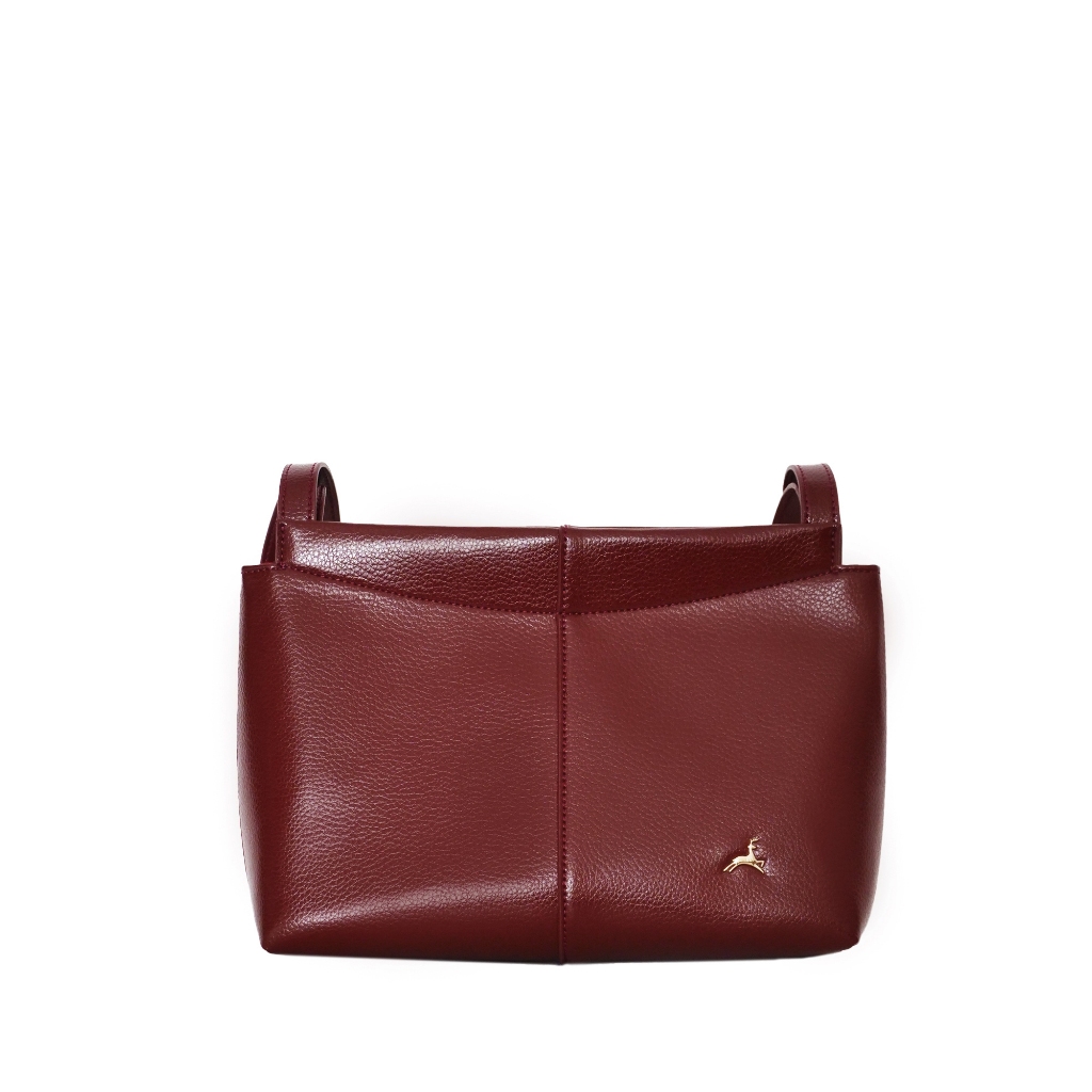Jual POVILO PUJA BAG BURGUNDY | Shopee Indonesia