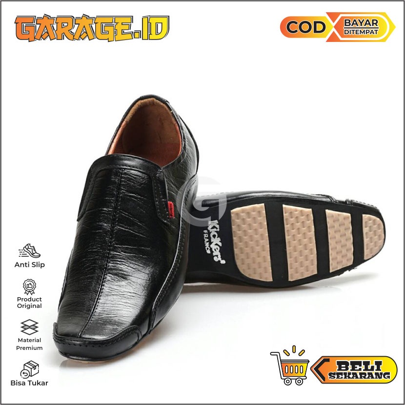 Jual KICKERS Sepatu Pria Pantofel kulit || Sepatu Kantor - Sepatu Pria ...