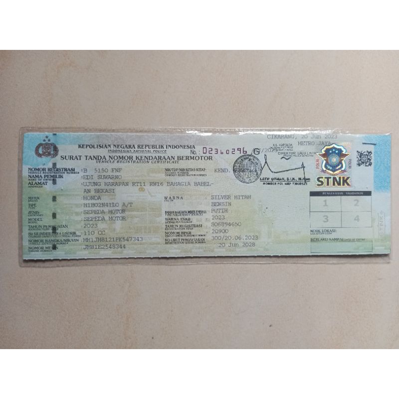 Jual stnk beat tahun 2023 | Shopee Indonesia