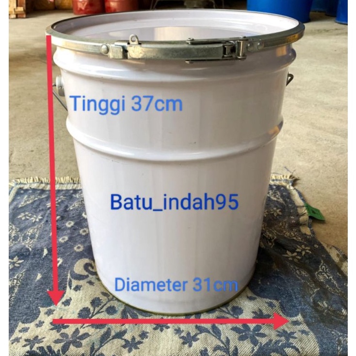 Jual Ready Stock.. Tempat Bakar Sampah - Drum Besi - Ember Kaleng Besi ...