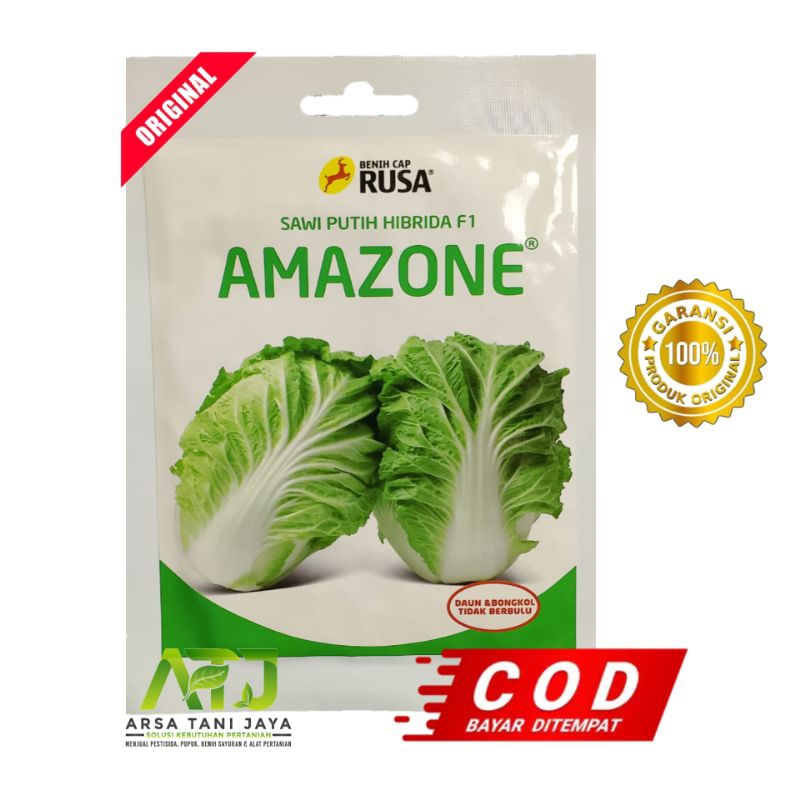 Jual Benih Sawi Putih Hibrida Amazone F1 10Gram - Benih Cap Rusa ...