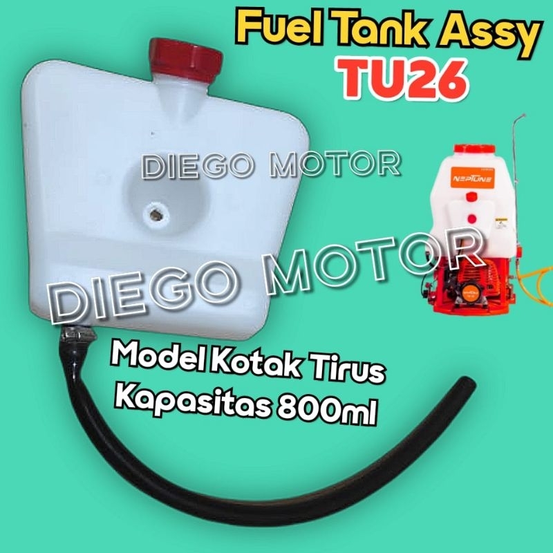 Jual TU26 Fuel Tank Assy Tangki Bensin Model Tirus Segi Mesin Semprot ...