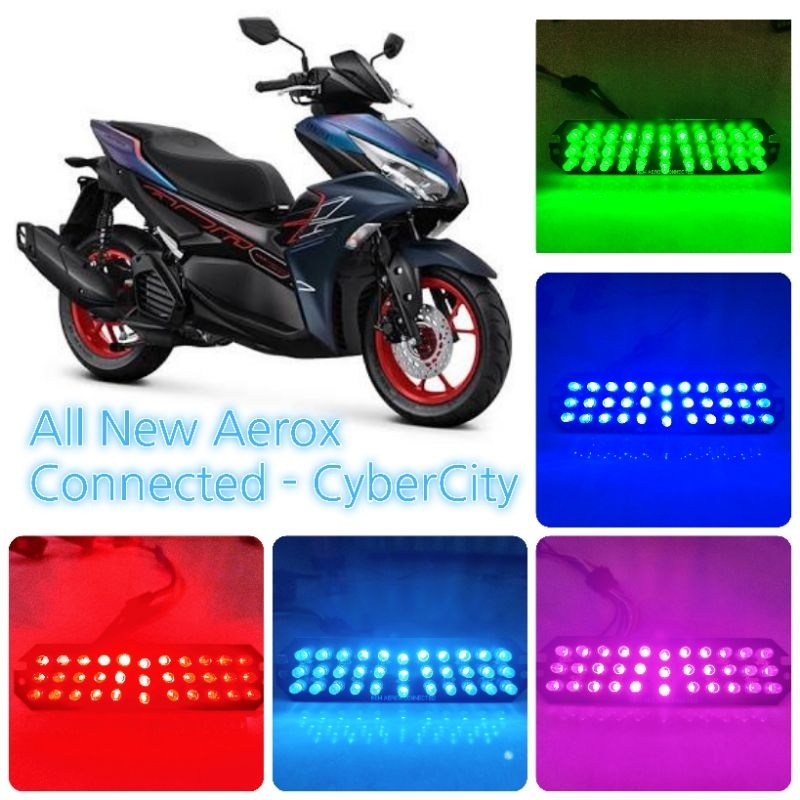 Jual LAMPU STOPLAMP REM LED RUNNING 8 MODE ALL NEW AEROX CONNECTED ...
