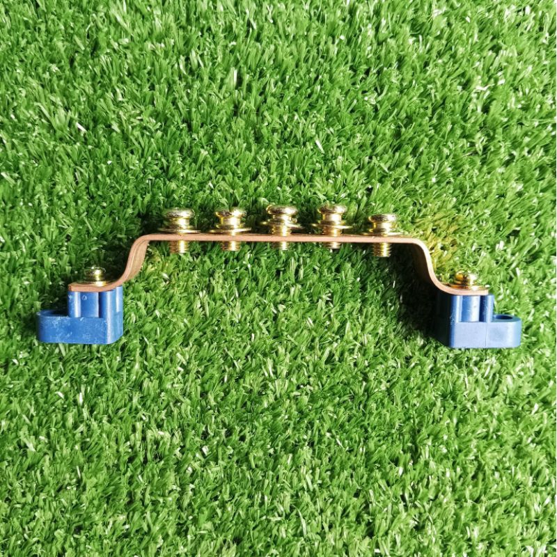 Jual Terminal nol arde masko / grounding box panel / lubang 5 | Shopee ...