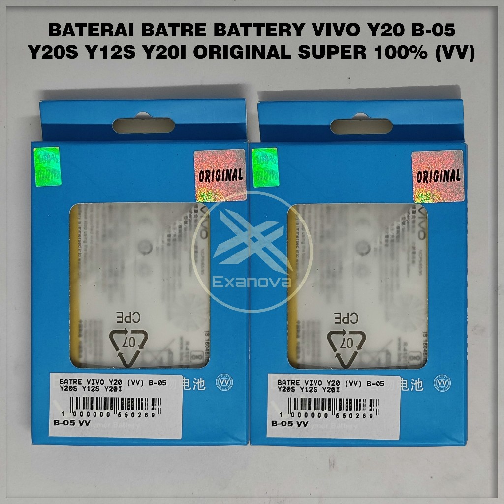Jual BATERAI BATRE BATTERY VIVO Y20 B-05 Y20S Y12S Y20I ORIGINAL SUPER ...