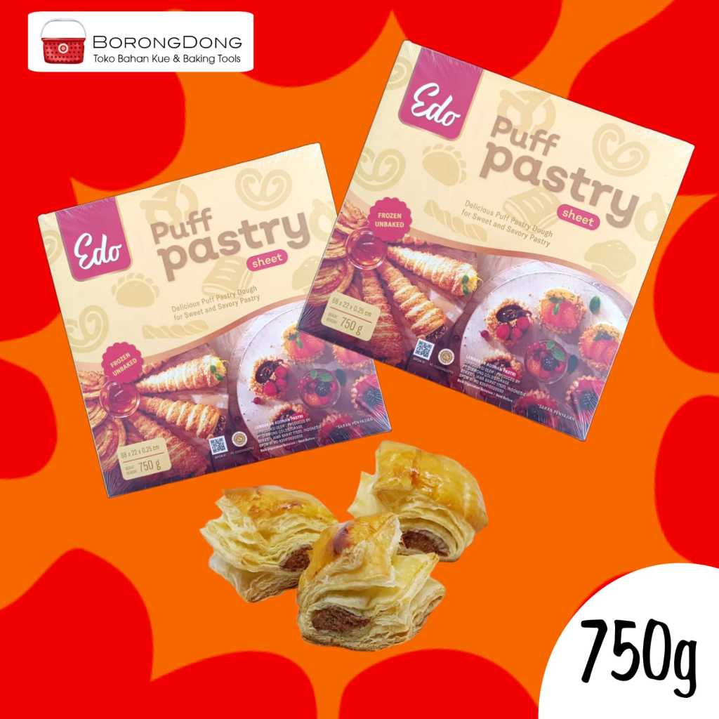 Jual Edo Puff Pastry Sheet 750gr | Shopee Indonesia