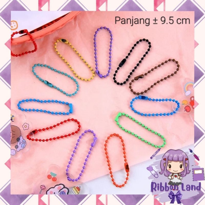 Jual (12 pcs)Rantai Gantungan Merica Ball Keychain Gantungan Rantai ...