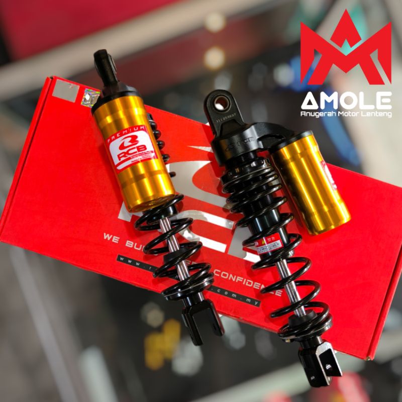 Jual Shockbreaker Belakang Tabung RCB MB2 305mm Yamaha Aerox 155 NMax Gold | Shopee Indonesia