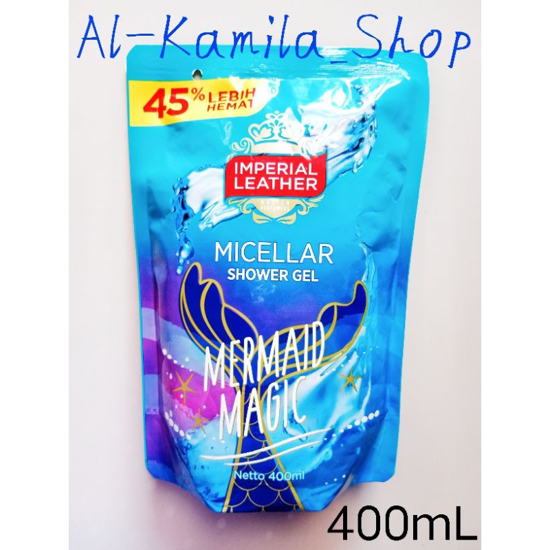 Jual Cussons Imperial Leather Body Wash 400 mL Imperial Leather Micellar Shower Gel Mermaid ...