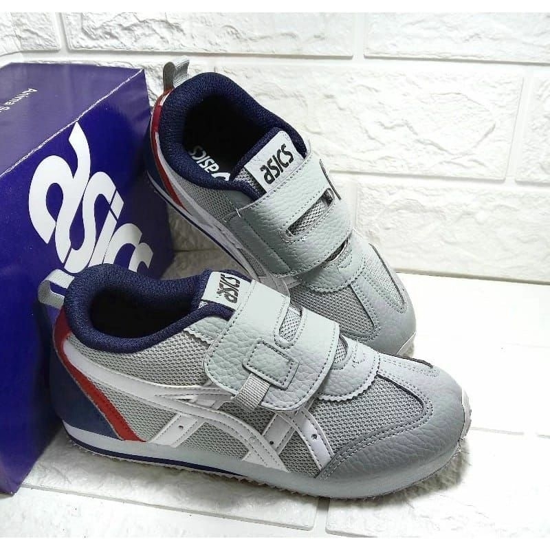 Jual Sepatu Sport Anak Imitasi Asics Abu Putih | Shopee Indonesia