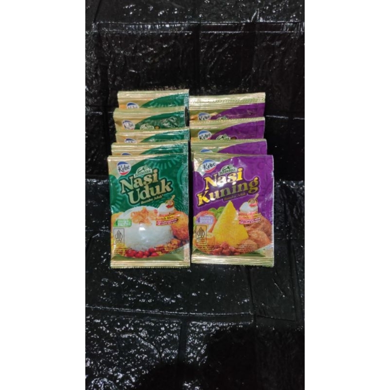 Jual kobe bumbu instant nasi kuning dan nasi uduk 1 sachet | Shopee ...