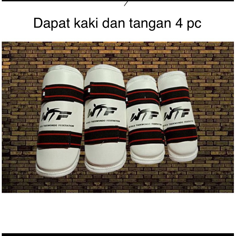 Jual Deker taekwondo wtf arm shin guard | Shopee Indonesia