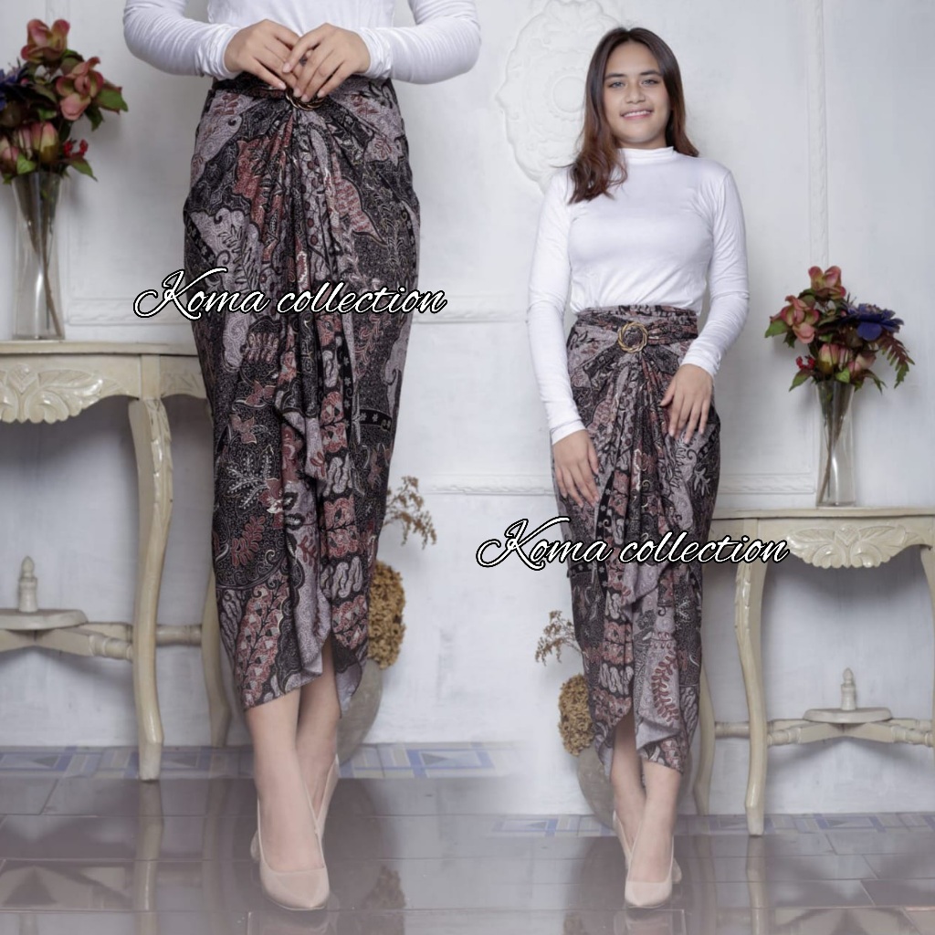 Jual Rok Lilit Batik Moderen Catur Taro Rok Wisuda Rok Serut Rok Lilit ...