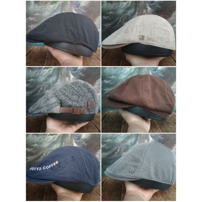 Jual TOPI PET NEWSBOY HATS PELUKIS ORIGINAL PART 03 | Shopee Indonesia