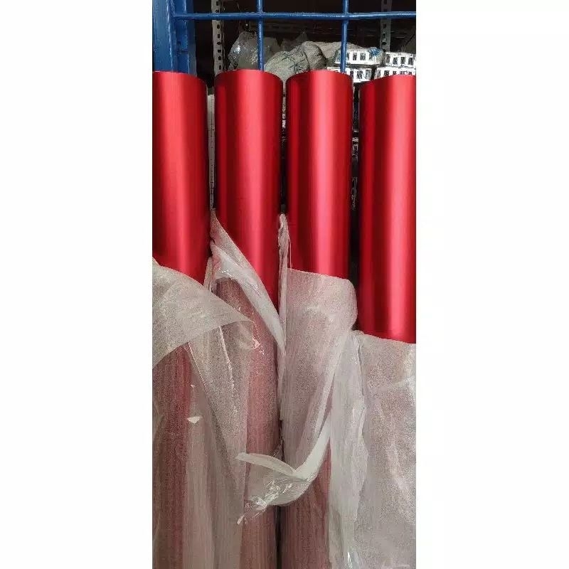 Jual sticker scotlite skotlet matte chrome doff satin merah lebar 50cm ...