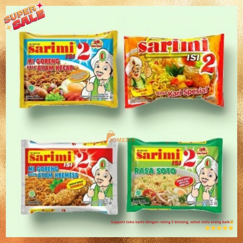 Jual Sarimi Isi 2 Mi Instan Enak Lezat 125g | Shopee Indonesia
