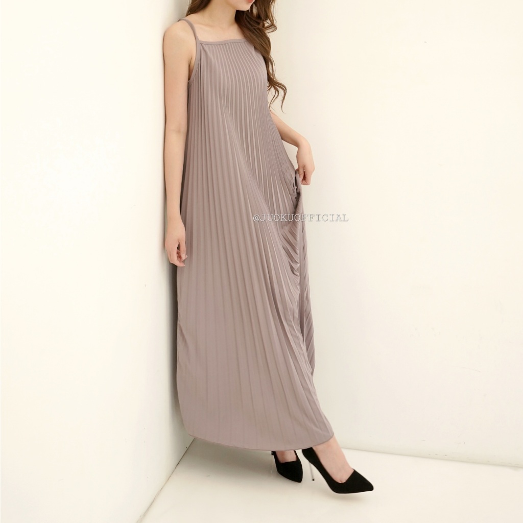 Jual Inner Dress Plisket Mayung / Dress Polos Plisket / Inner Plisket ...