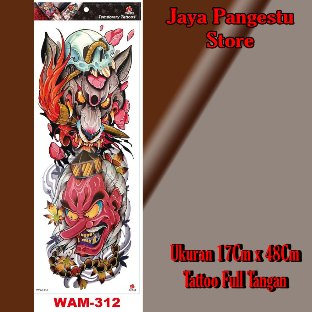 Jual TATTO TEMPORARY TATO TEMPORER FULL TANGAN FULL HAND VIRAL TATO ...