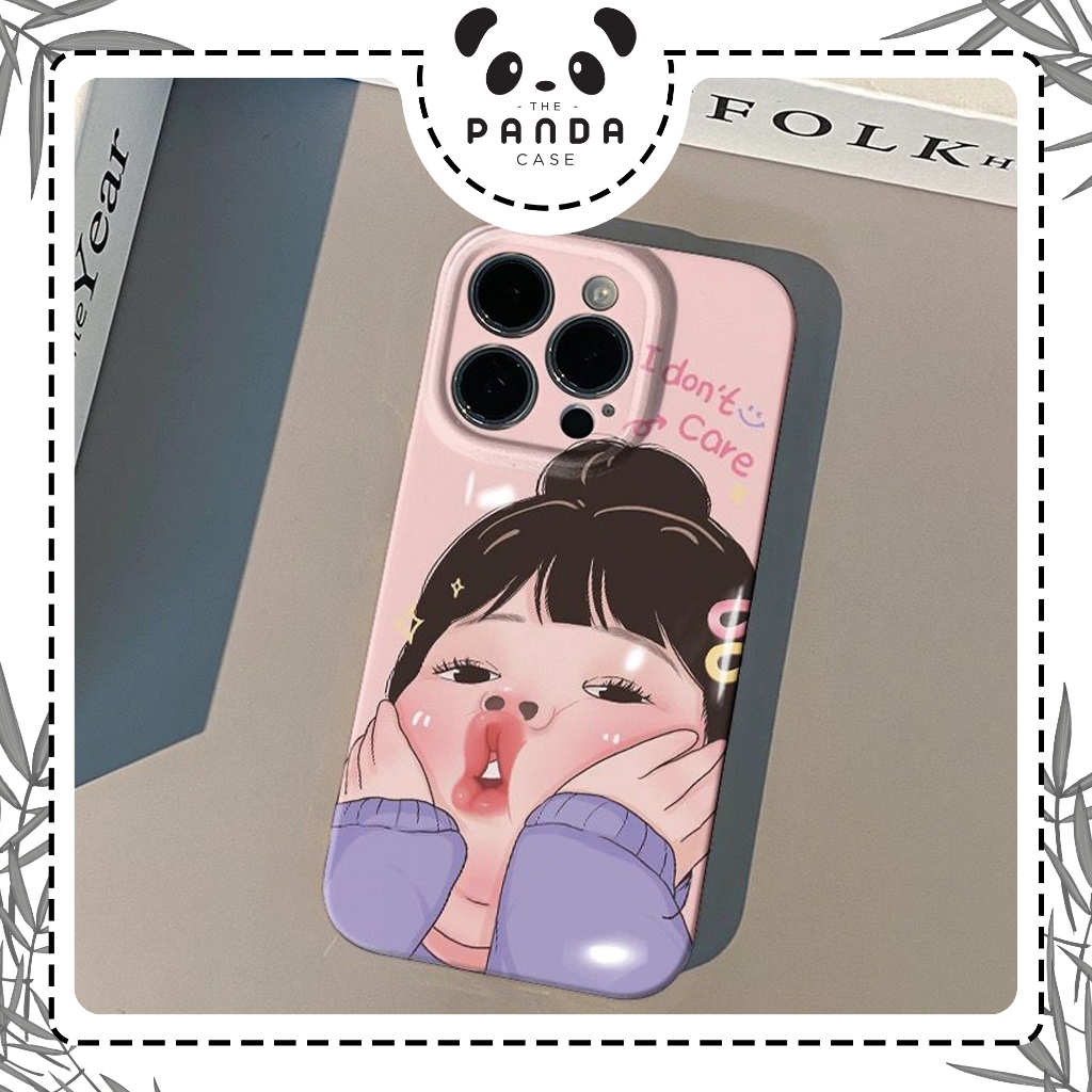 Jual [TPC] Casing Cute Girl Hard Case for IPHONE 7 8 PLUS X XS MAX XR ...