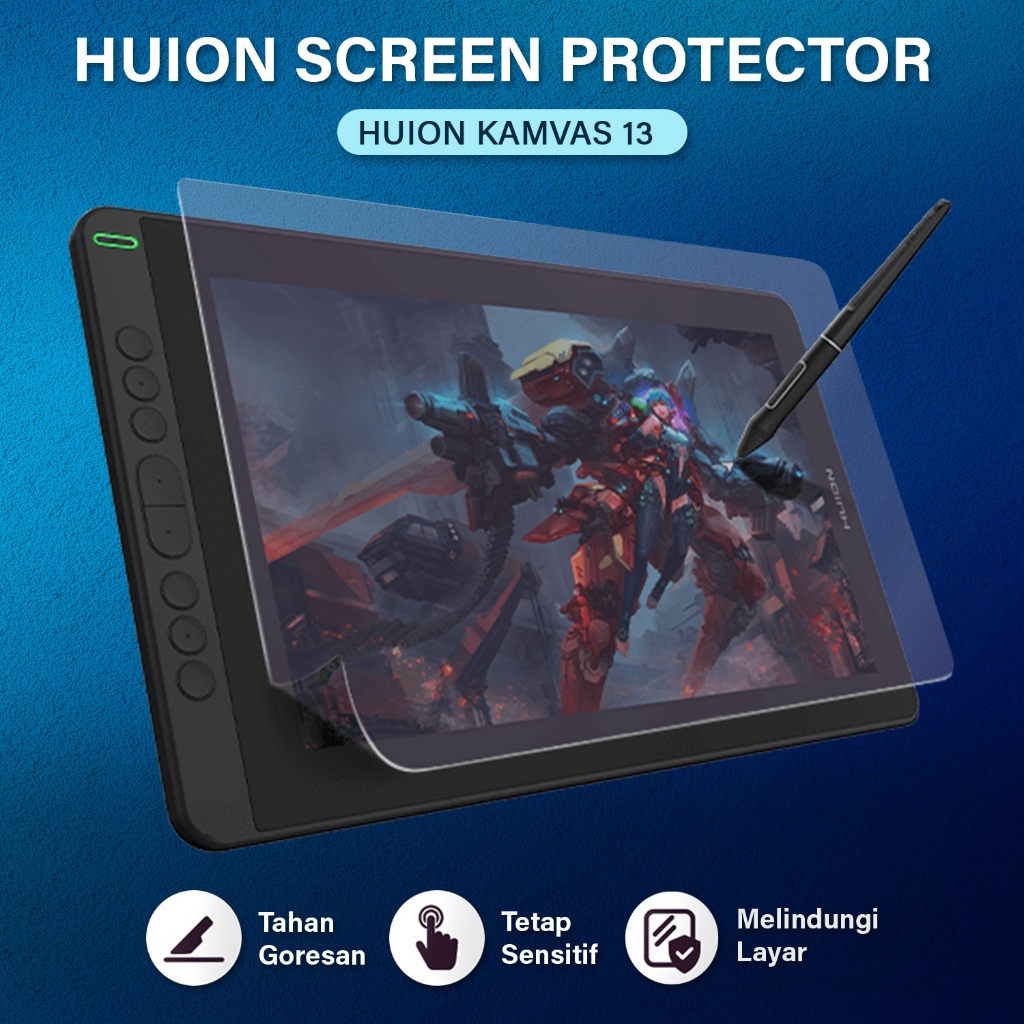 Jual Huion Kamvas 13 Screen Protector Anti Gores Pelindung Layar Glare ...