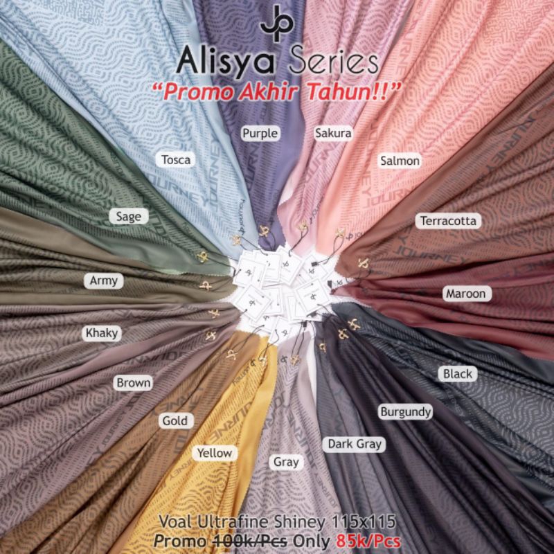 Jual Hijab Journey Motif Terbaru Alisya Series By Journey Scarves ...