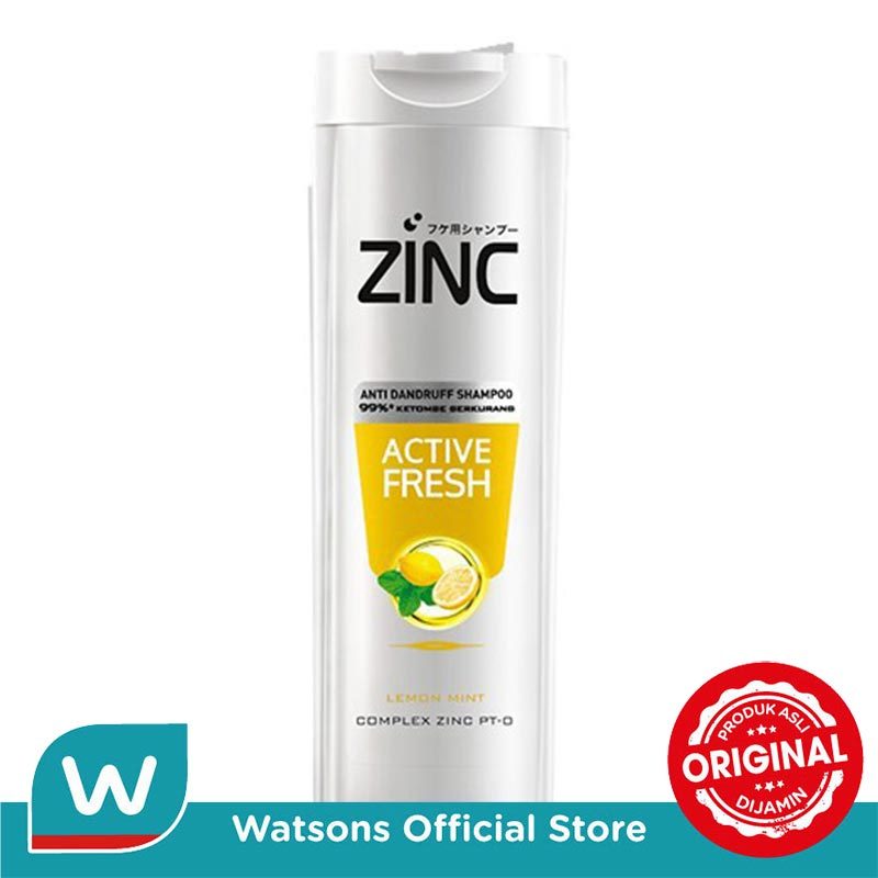 Jual Zinc Shampoo Active Fresh Lemon 340 Ml | Shopee Indonesia