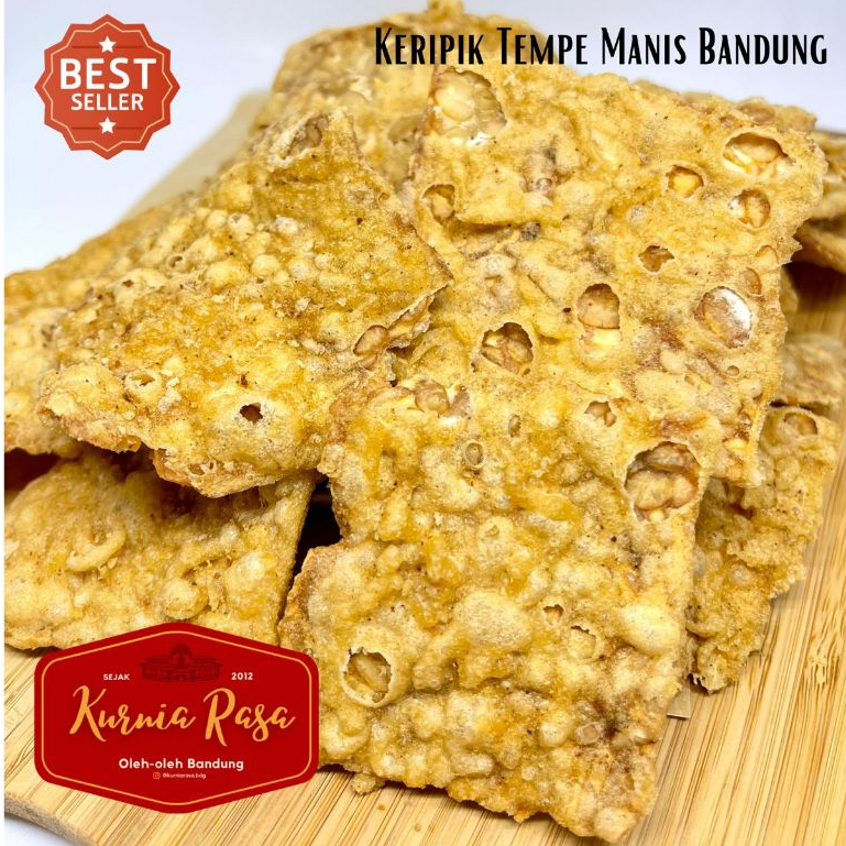 Jual Keripik Tempe Bandung 250 gram / Kurniarasa | Shopee Indonesia