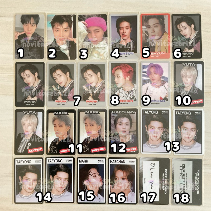 Jual [READY STOCK] PHOTOCARD TAEYONG TAEIL JOHNNY YUTA DOYOUNG JAEHYUN ...