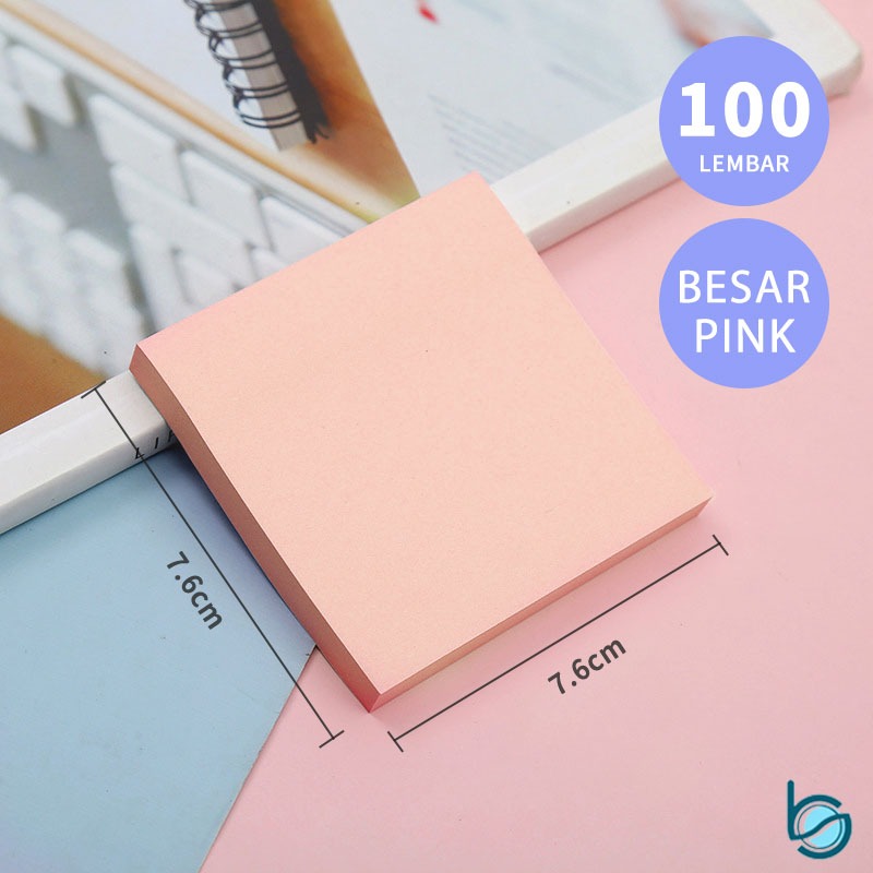 Jual COD STICKY NOTE POLOS / STICKY NOTES PENANDA HALAMAN / STICK NOTE ...