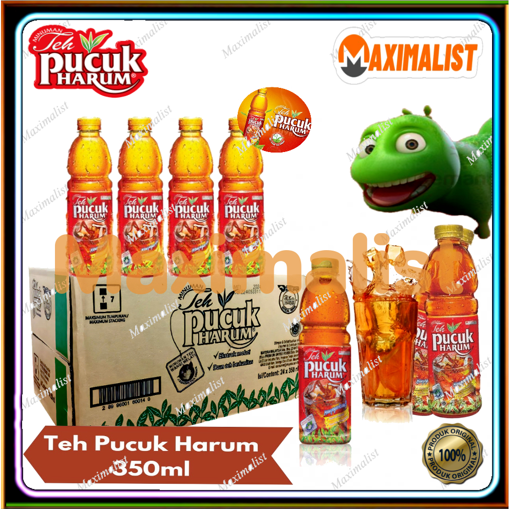 Jual Teh Pucuk Harum 350ml isi 24 Botol Per Dus KHUSUS INSTAN / Teh ...