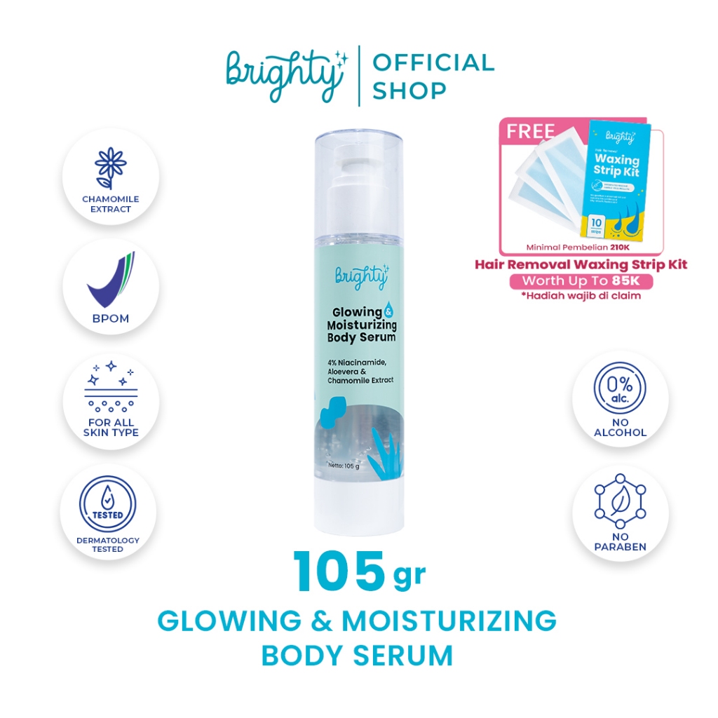 Jual Brighty Glowing & Moisturizing Body Serum Terbaik Di Indonesia ...