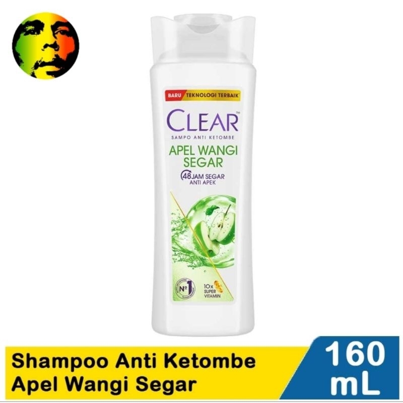 Jual Clear shampoo anti ketombe 160 apel wangi segar | Shopee Indonesia